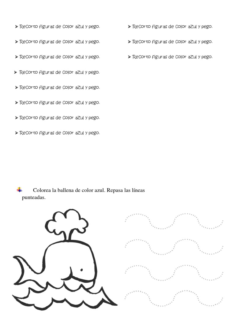 Actividades / Color Azul | PDF