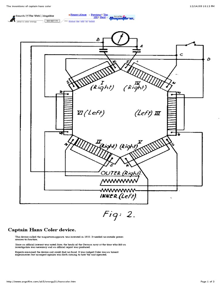 Captain Hans Coler's Energy Inventions | PDF | Volt | Inductor