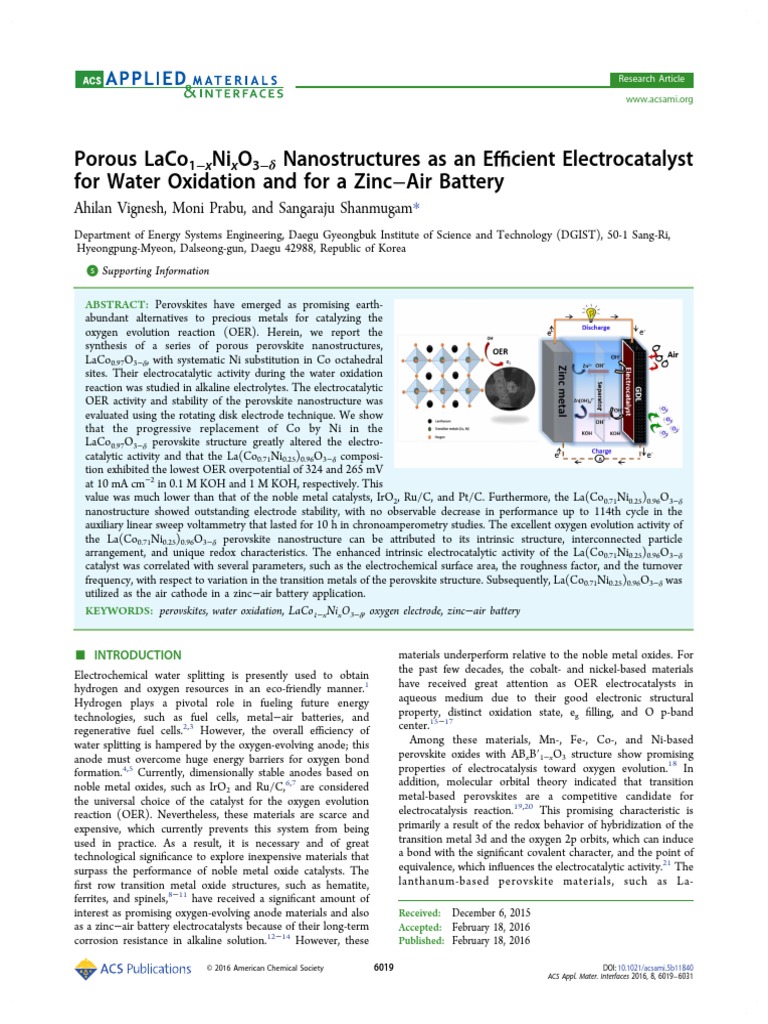 Water Electrolysis | PDF | Electrochemistry | Catalysis