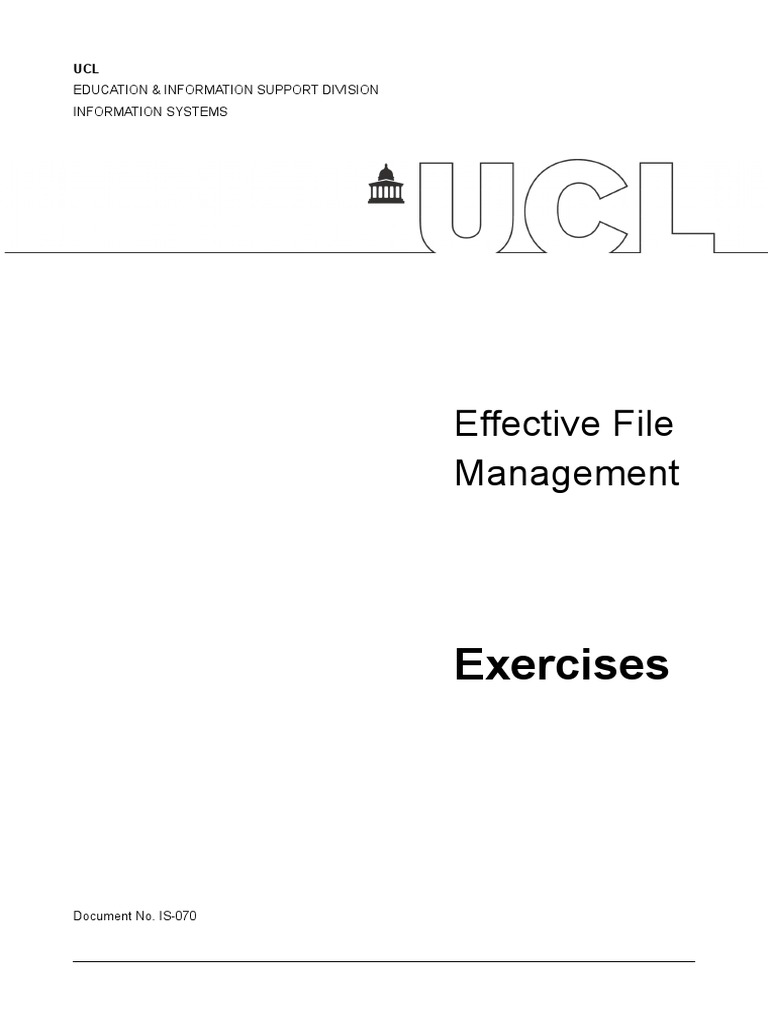 File Management Tasks | PDF | Computer File | Operating System Technology