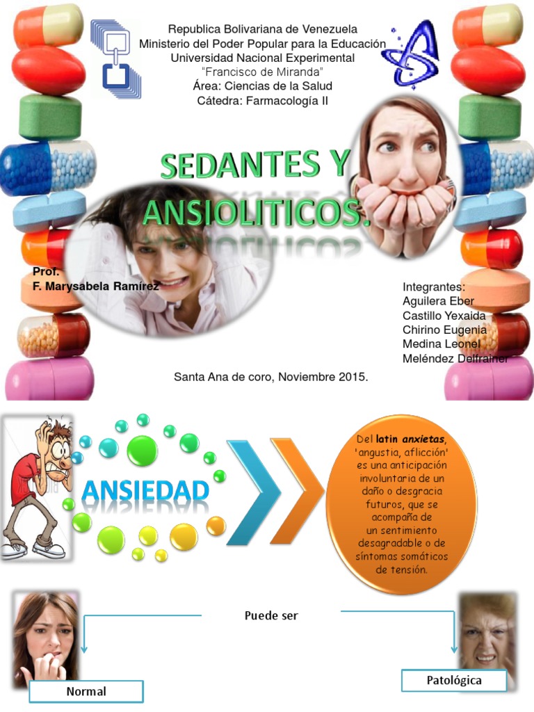 Sedantes y Ancioliticos | PDF | Benzodiazepinas | Farmacología