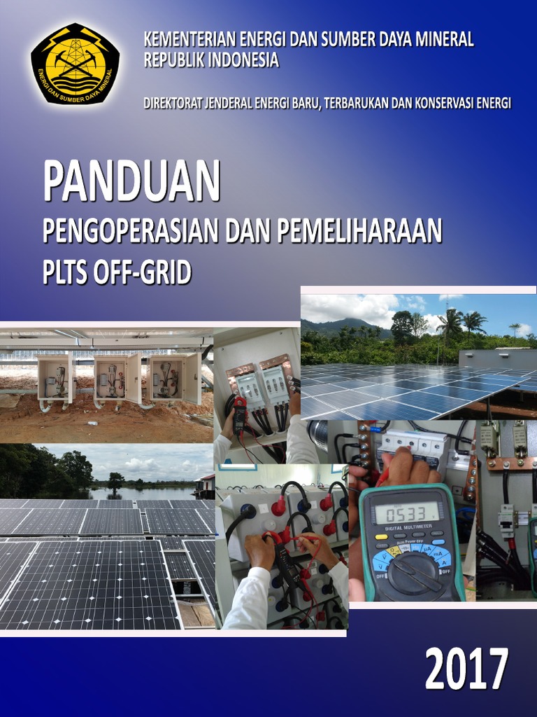 Buku Panduan Pengoperasian Dan Pemeliharaan PLTS Off-Grid | PDF