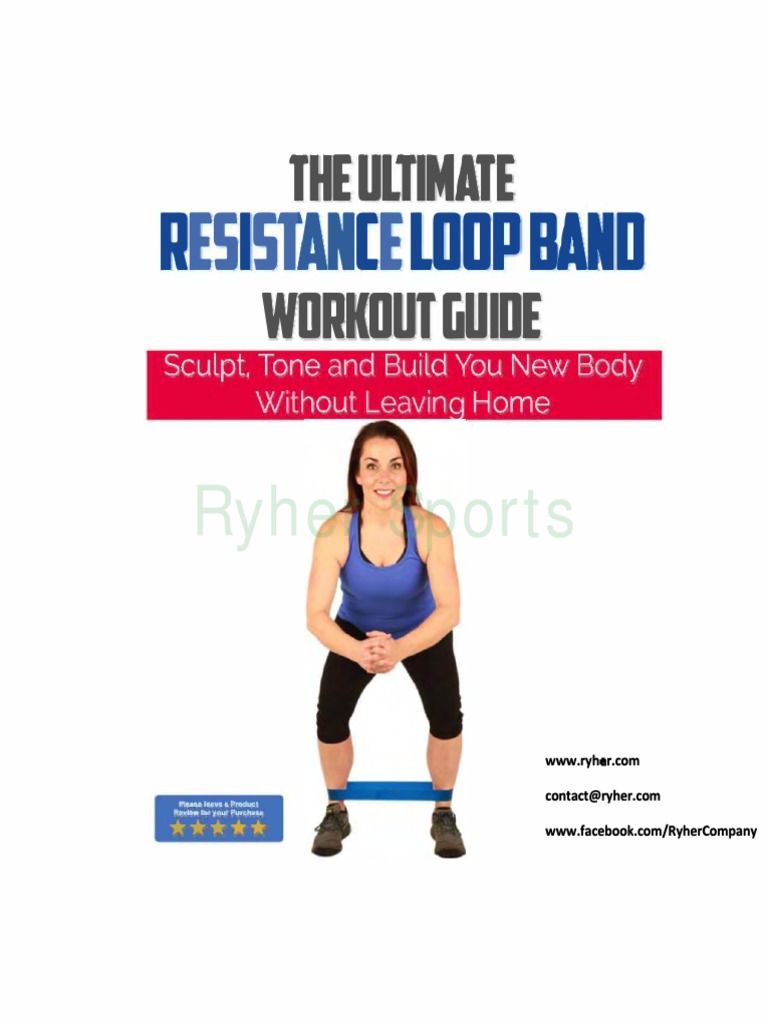 Resistance Loop Band - Workout Guide | PDF | Foot | Anatomical Terms Of ...