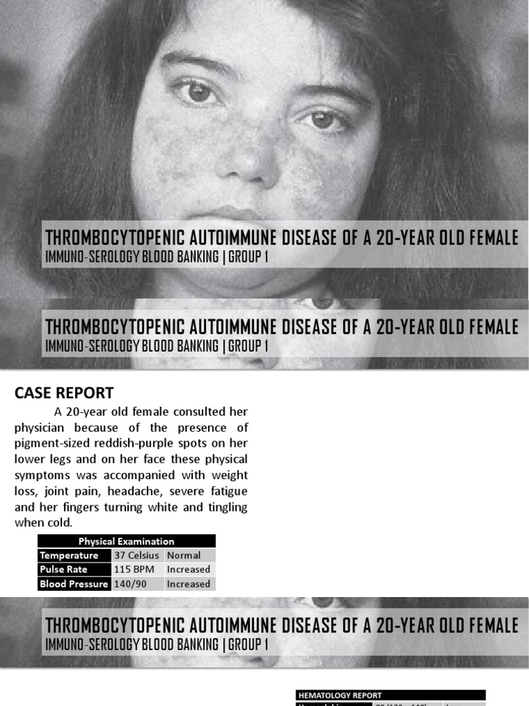 Immuno-Serology & Blood Banking Case Study | Download Free PDF ...