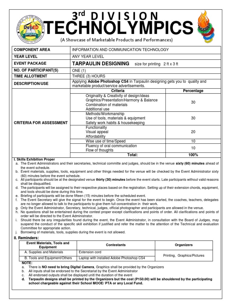 Tarpaulin Designing PDF | PDF