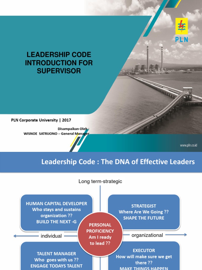 Leadership Code Introduction For Supervisor 2 | PDF | Strategist ...