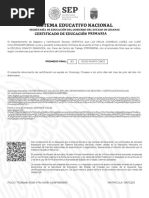 Certificado Conocer Sep | PDF
