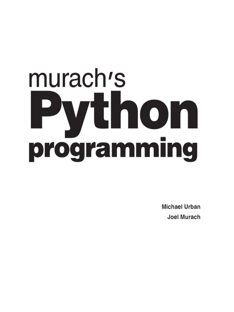 Murach's Python Programming.pdf