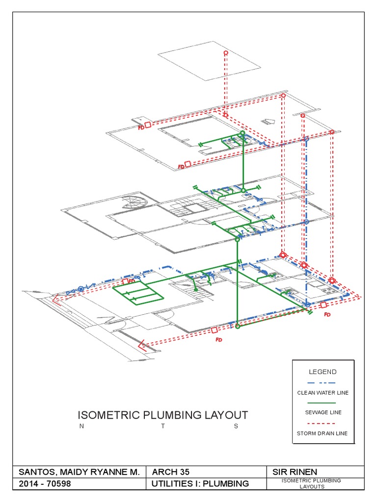Isometric | Building Engineering | Civil Engineering
