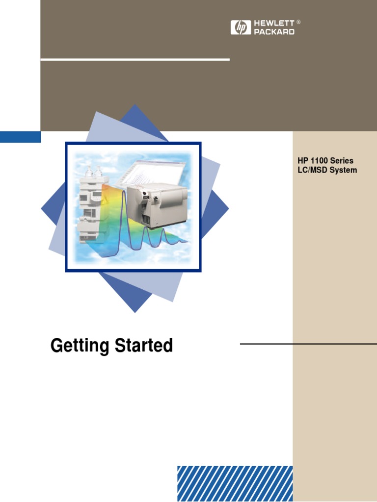 Agilent 1100MSD GettingStarted | PDF | Electrospray Ionization | Icon (Computing)