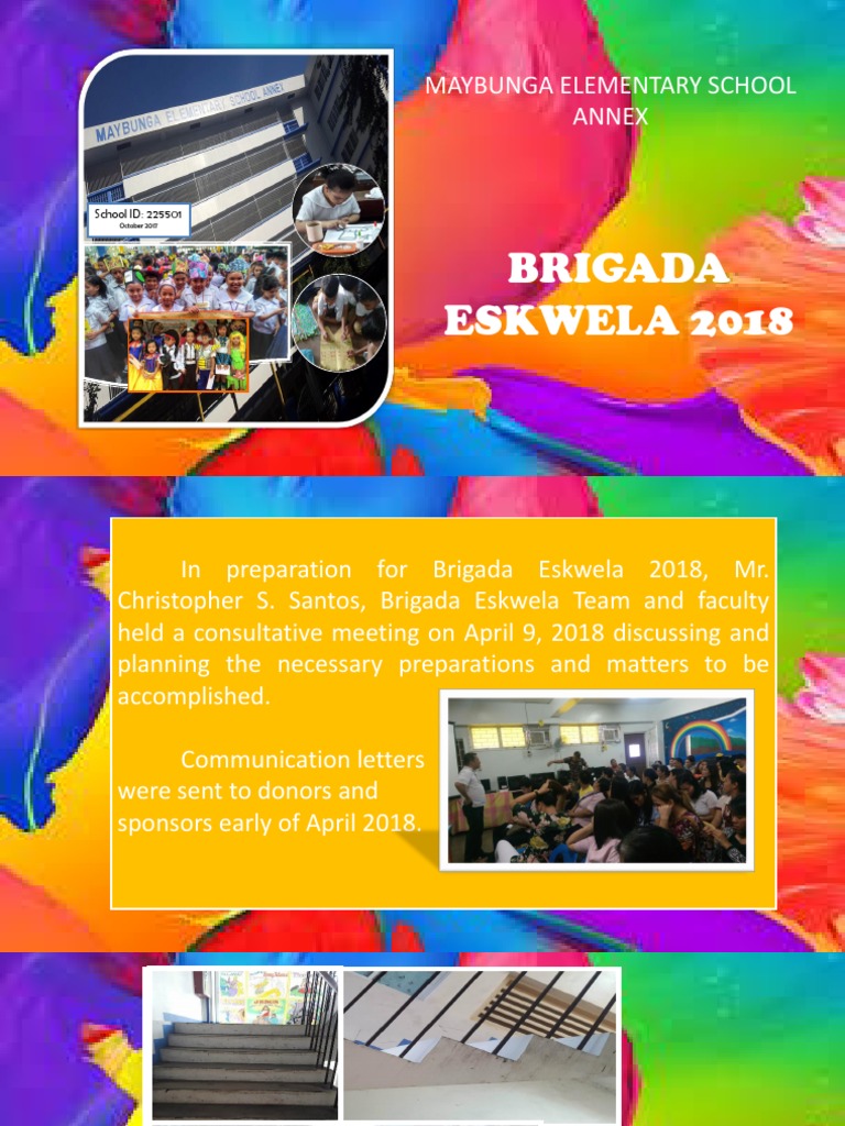Brigada ESKWELA 2018: Maybunga Elementary School Annex | PDF | Building ...
