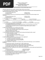 1st Quarter Exam in FBS | PDF | Restaurants | Foodservice