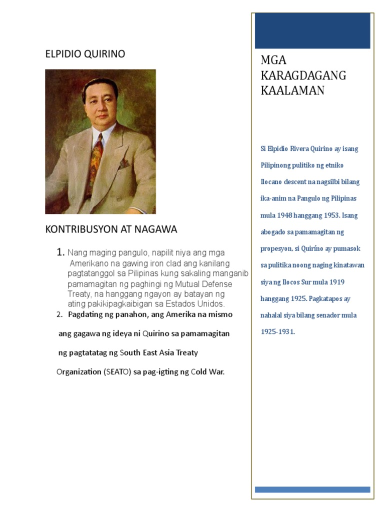 Elpidio Quirino | PDF