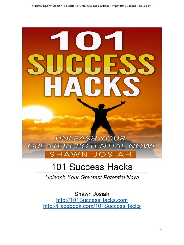 101 Success Hacks | PDF | Breathing | Sleep