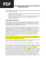 Understanding Article 38 ICJ Statute | PDF | International Law | Treaty