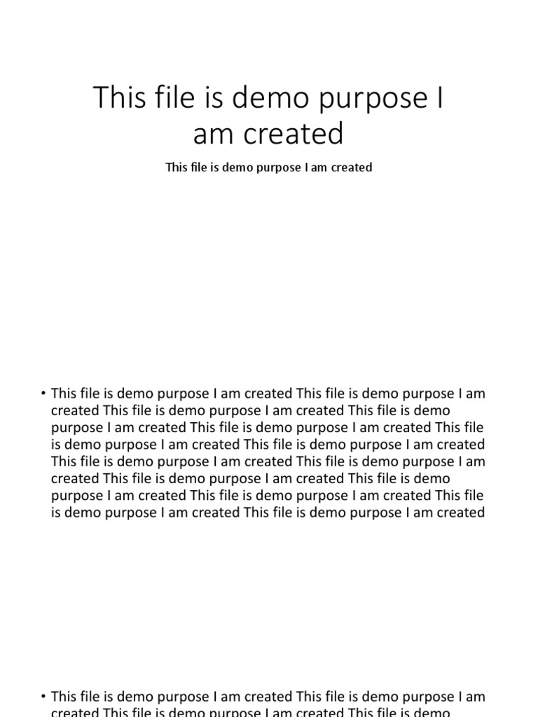 Demo Purpose Document | PDF | Career & Growth | Language Arts & Discipline