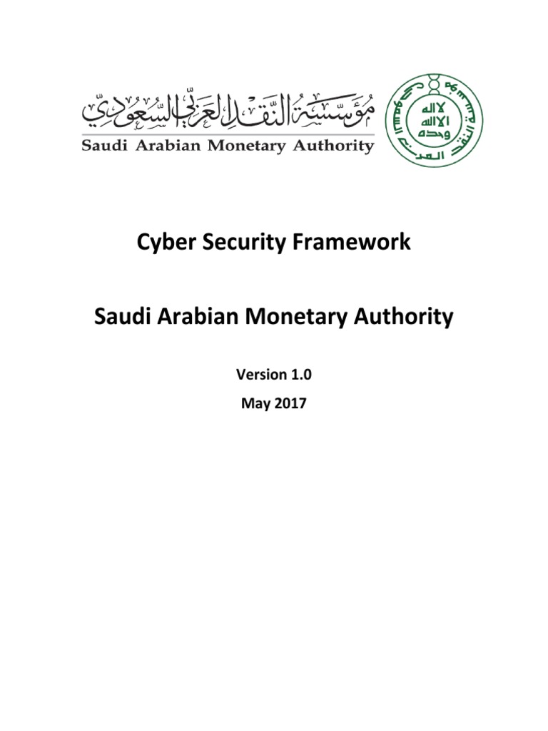 SAMA Cybersecurity Framework Overview | PDF | Computer Security | Security