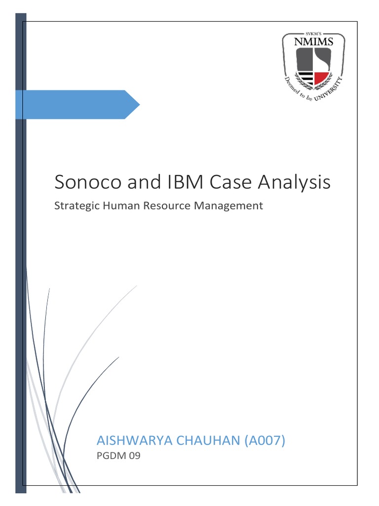 Sonoco and IBM Case Analysis | PDF | Human Resources | Employment