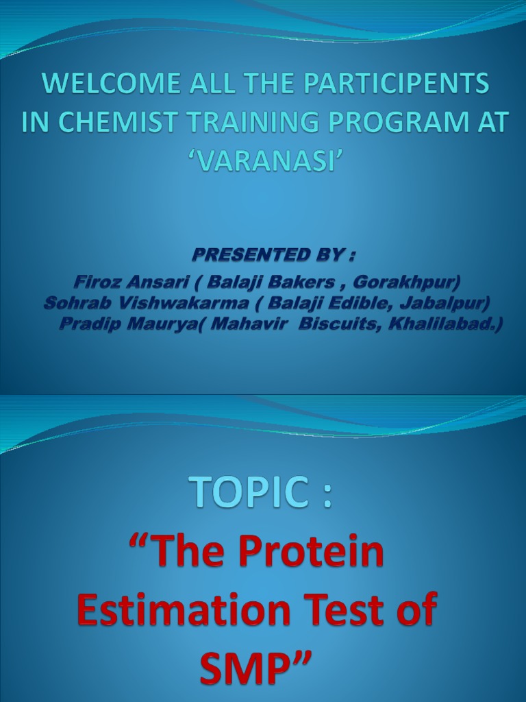 On Protein Estimation | PDF | Chemical Compounds | Chemical Substances