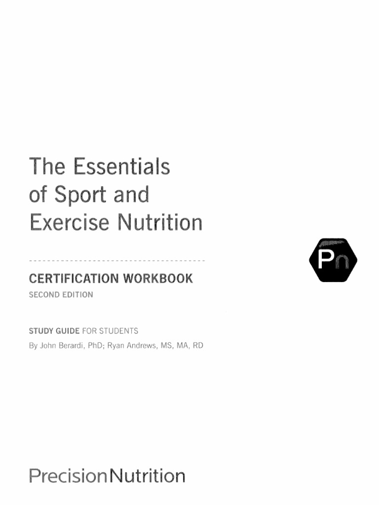 The Essentials of Sport and Exercise Nutrition Workbook | Download Free ...