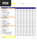 Daily Cigarette Count Sheet Template | PDF