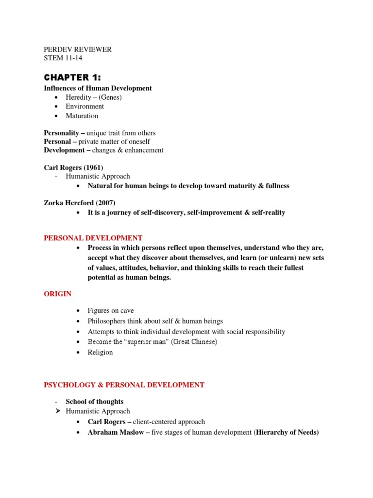 Perdev Reviewer | PDF | Attitude (Psychology) | Emotions