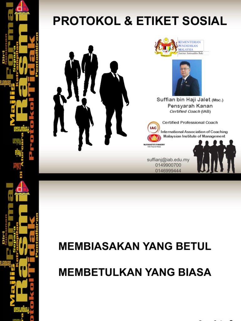 Protokol & Etiket | PDF