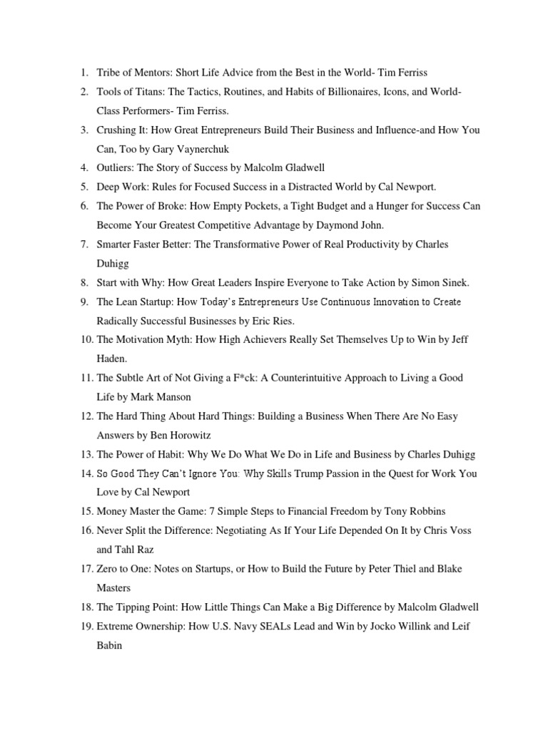Good Business Books | PDF | Business