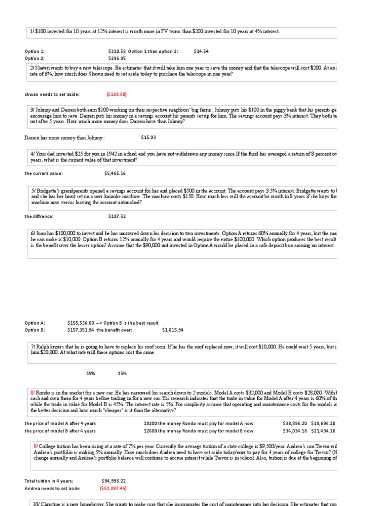 Excel Co Ban | PDF | Refinancing | Interest