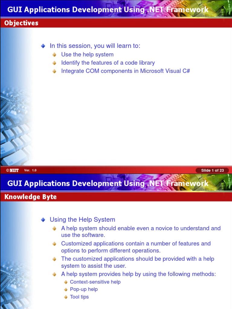 GUI Session15 | PDF | Component Object Model | Library (Computing)