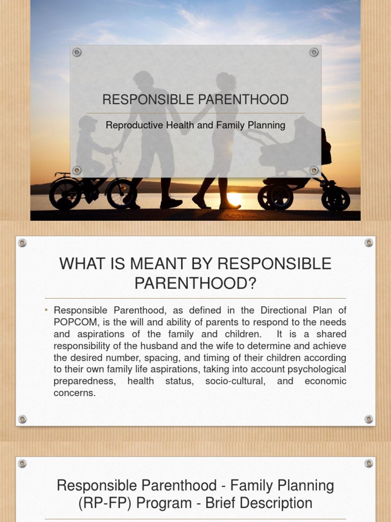 Responsible Parenthood | Parenting | Relationships