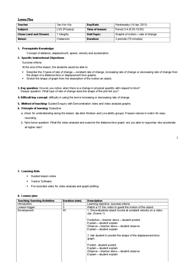 Interpreting Graphs of Motion: Recognizing Constant, Increasing, and ...