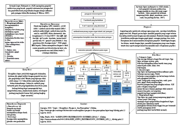 Penatalaksanaan dan Komplikasi SLE | PDF