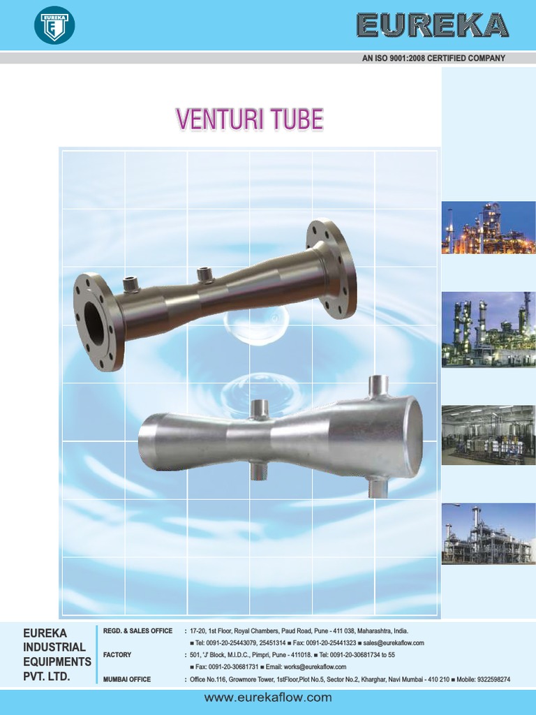 Venturi Tube | PDF | Stainless Steel | Pipe (Fluid Conveyance)