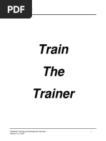 Train The Trainer | PDF | Classroom Management | Classroom