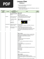 Semi-Detailed Lesson Plan Heat | PDF | Heat Transfer | Heat