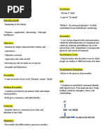 1st Quarter PERDEV Reviewer | PDF | Adolescence | Thought