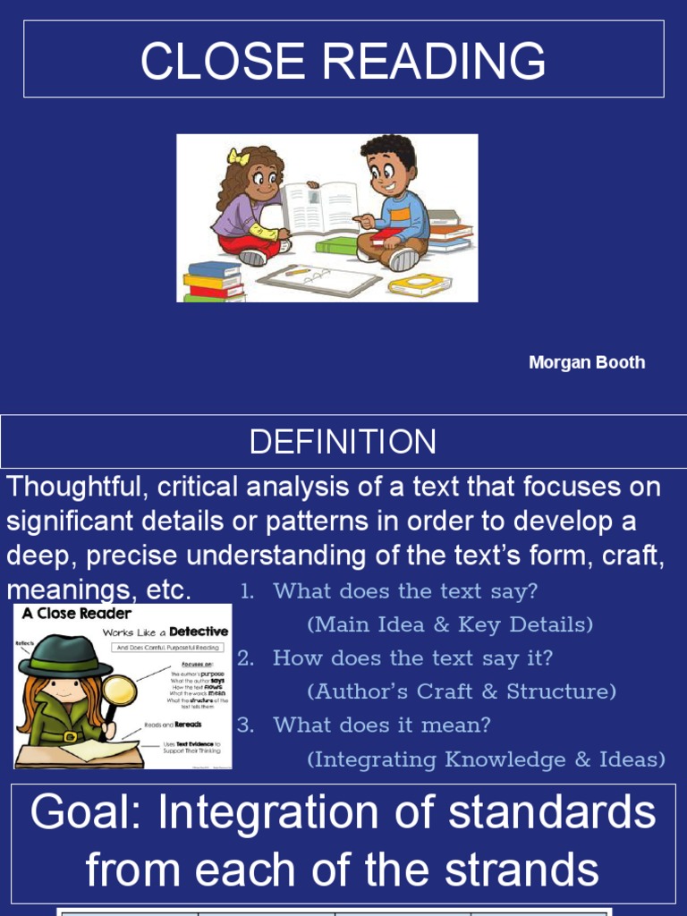 Close Reading | PDF | Question | Cognition