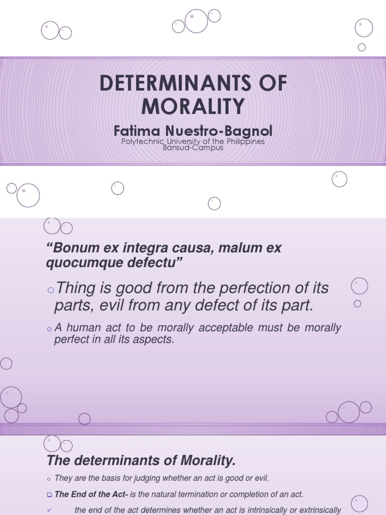 Determinants of Morality Explained | PDF | Ten Commandments | Murder