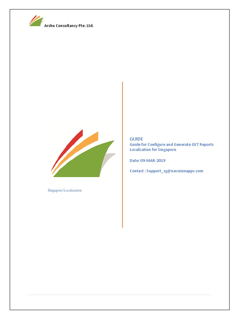 Step by Step Guide - SG Localization Configuration | PDF | Value Added ...