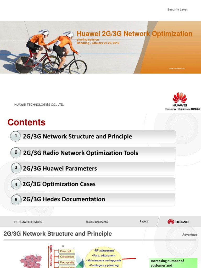 Huawei 2G/3G Network Optimization: Sharing Session Bandung, January 21-23, 2015 | Download Free ...