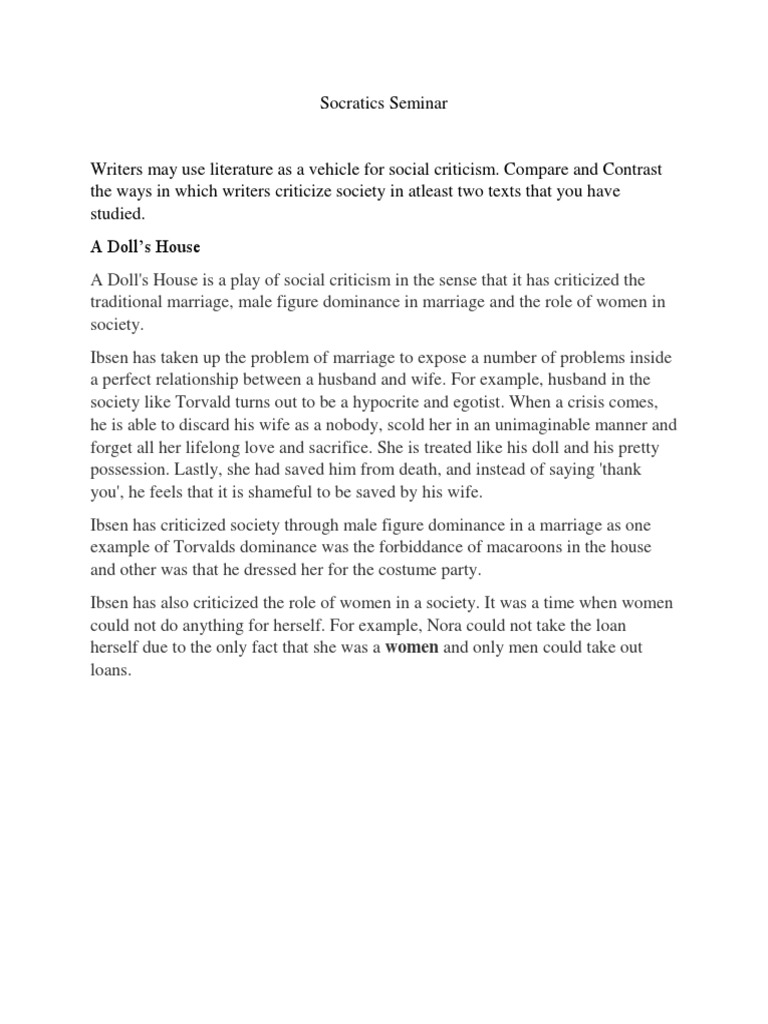 Socratic Seminar | PDF