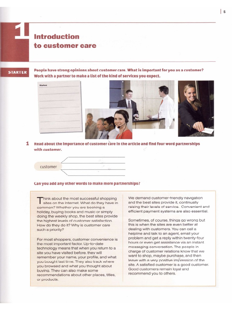 Customer Care Pdf