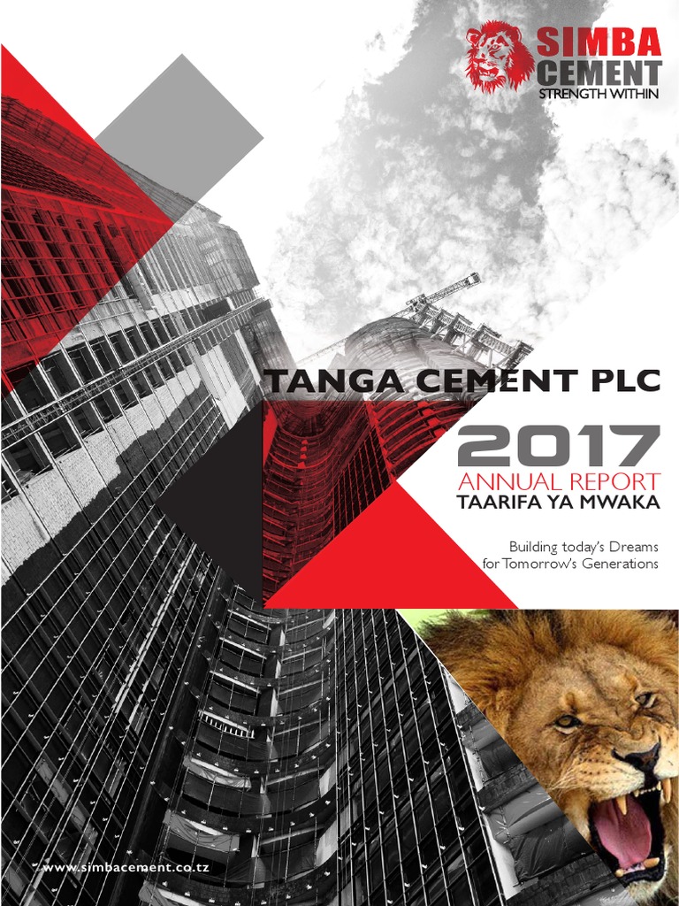 Tanga Cement PLC 2017 Annual Report | PDF | Dividend | Tanzania