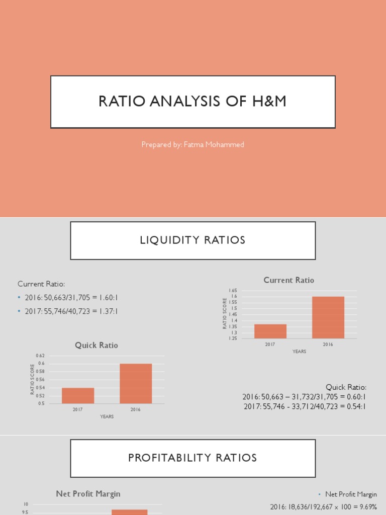 H&M Financial Ratio Analysis 2016-2017 | PDF | Working Capital | Gross ...
