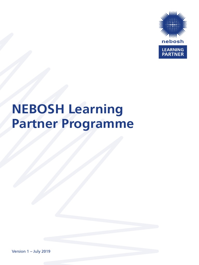 NEBOSH Learning Partner Programme | PDF | Verification And Validation ...