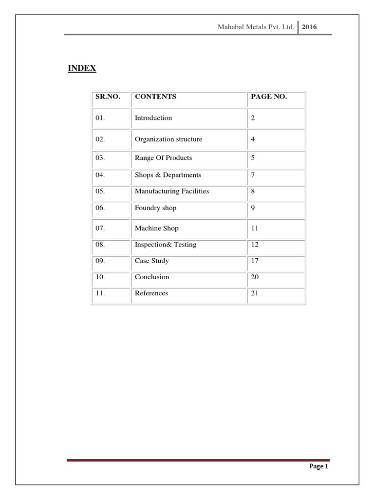 Mahabal Ready Report | PDF | Foundry | Calibration