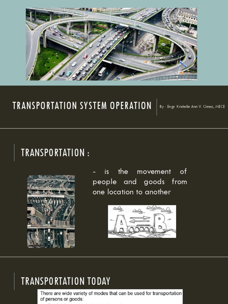 1 Introduction Transpo | PDF | Traffic Congestion | Transport