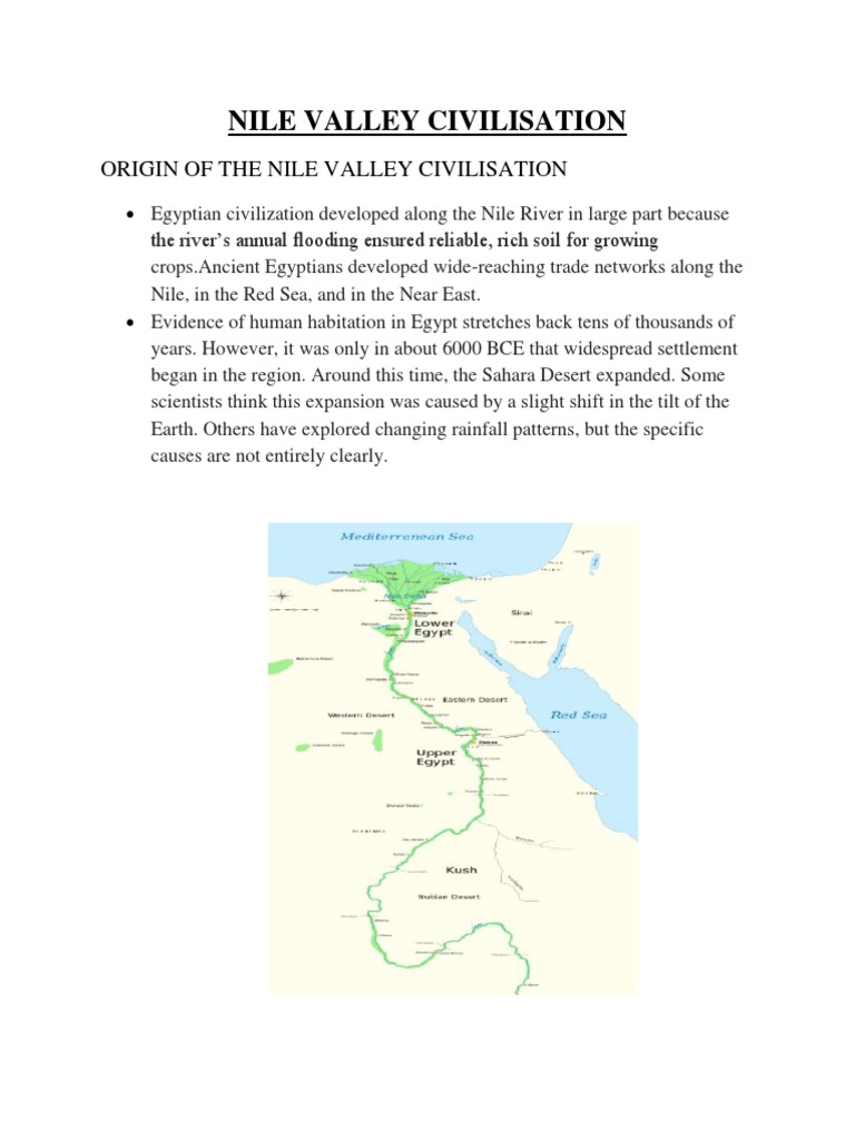 Origin Of The Nile Valley Civilisation | Ancient Egypt | Egyptian Pyramids