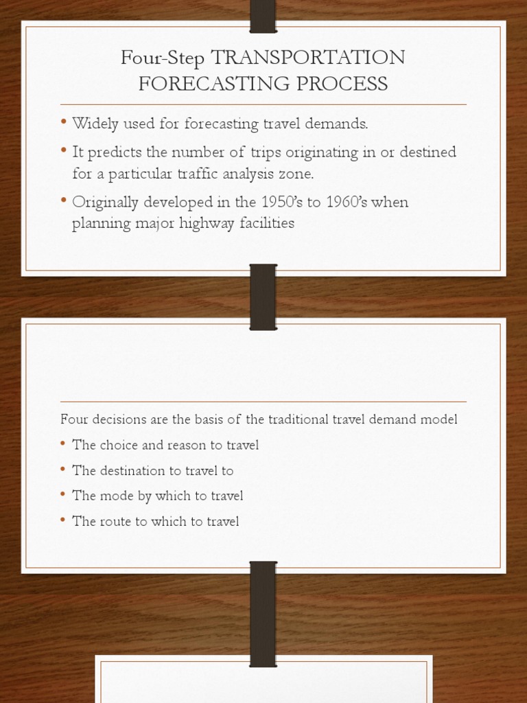 Transportation Forecasting Process | PDF | Transport | Teaching Mathematics
